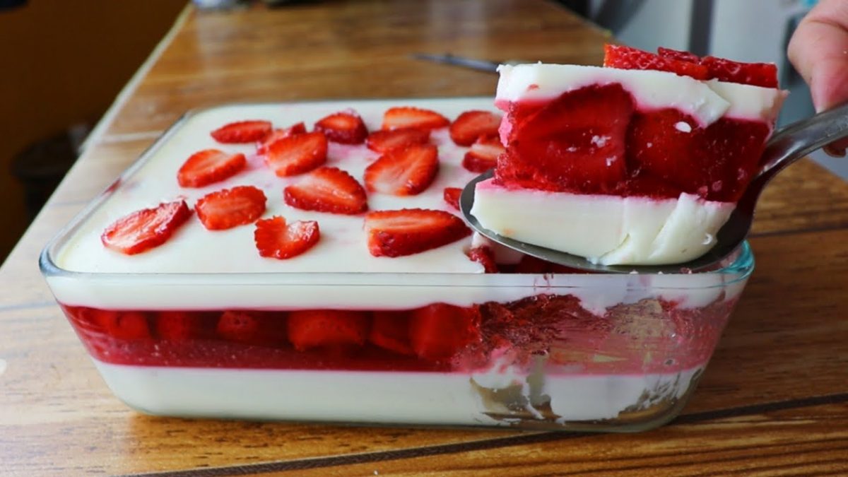 El postre de FRESAS CON CREMA que todos aman